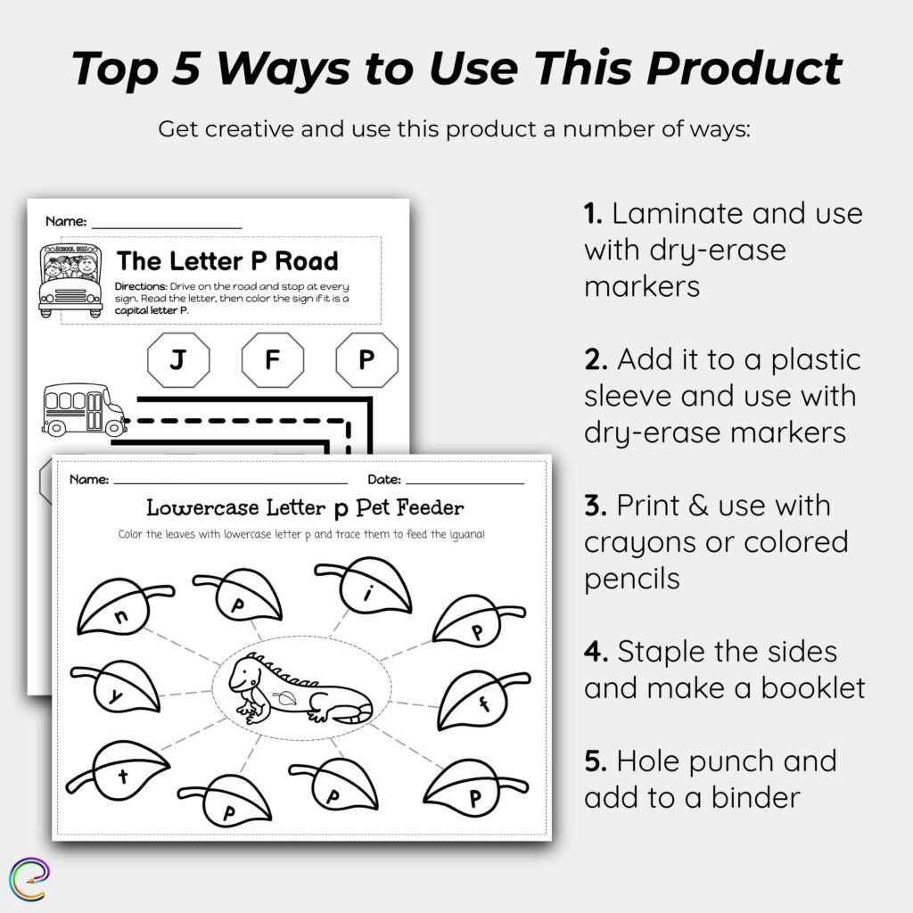 Letter P Worksheets - 42 Worksheets!