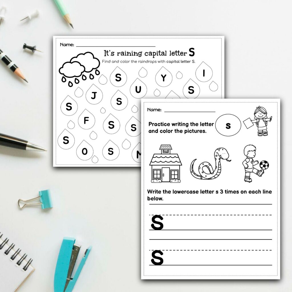 Letter S Worksheets - 42 Worksheets!