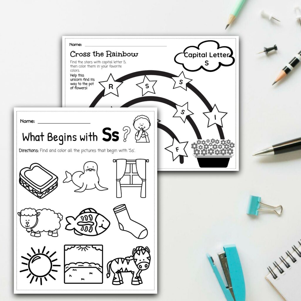 Letter S Worksheets - 42 Worksheets!