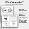 Letter W Worksheets - 42 Worksheets!