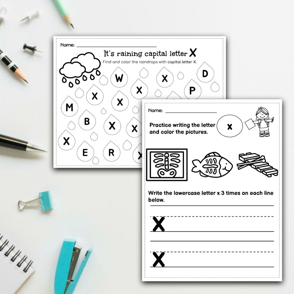 Letter X Worksheets - 42 Worksheets!