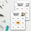 Vowel Practice Bingo Worksheet Bundle