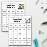Vowel Practice Bingo Worksheet Bundle