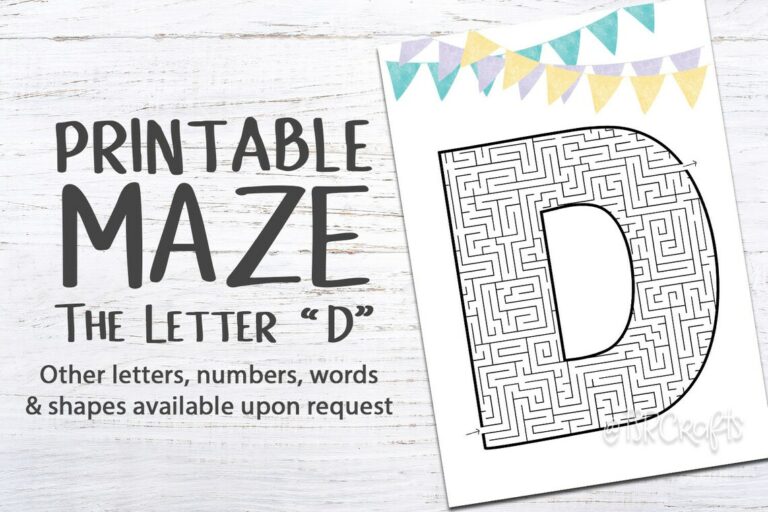 10 Fun, Printable Letter D Worksheets - (2023) Practice Tools ...