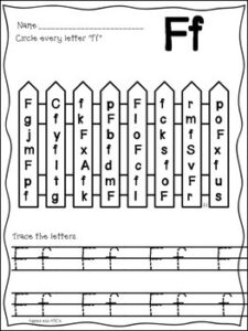10 Fun & Fast Letter F Worksheets - Teaching Tools (2023) - Education ...