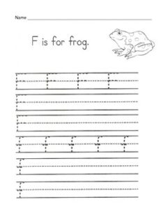 10 Fun & Fast Letter F Worksheets - Teaching Tools (2023) - Education ...