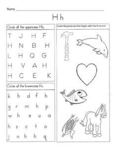 12 Handy Letter H Worksheets - Fun and Engaging Practice (2023 ...