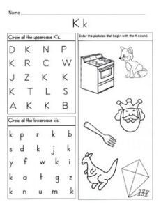 10 Fun, Engaging Letter K Worksheets - Educational Tools (2023 ...