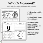 10 Interactive, Engaging Letter Y Worksheets - Teaching Resources (2023 ...