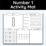 Number 1 Activity Mat