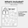 Number 1 Find and Dab Worksheet