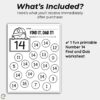Number 14 Find and Dab Worksheet