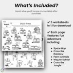 Number 19 Search Across The Path Worksheet