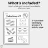 Number 4 Count and Color Groups Worksheet