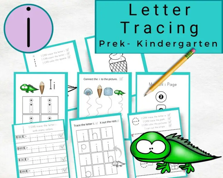 10 Interactive Letter I Worksheets - No Prep (2023) - Education Outside