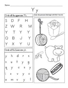 10 Interactive, Engaging Letter Y Worksheets - Teaching Resources (2023 ...