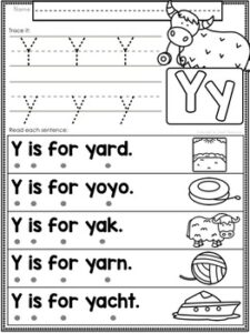 10 Interactive, Engaging Letter Y Worksheets - Teaching Resources (2023 ...