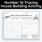 Number 16 Tracing Worksheets for Preschool [PDF Printables]