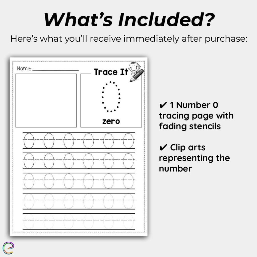 Number 0 Tracing Worksheets for Preschool [PDF Printables]