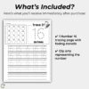 Number 16 Tracing - Number Tracing Worksheet With Fading Stencils
