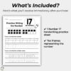 Number 17 Tracing - Number Handwriting Practice