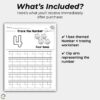 Number 4 Tracing - Number Tracing Worksheet