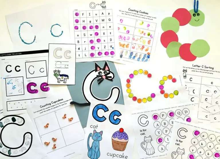 10 Creative and Interactive Letter C Worksheets - Learning for Kids ...