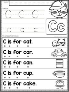 10 Creative and Interactive Letter C Worksheets - Learning for Kids ...