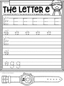 11 Helpful Letter E Worksheets - Teaching Tools (2023) - Education Outside