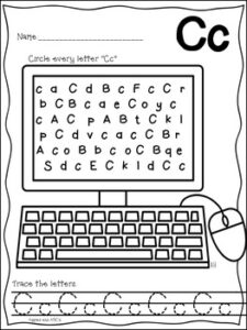 10 Creative and Interactive Letter C Worksheets - Learning for Kids ...