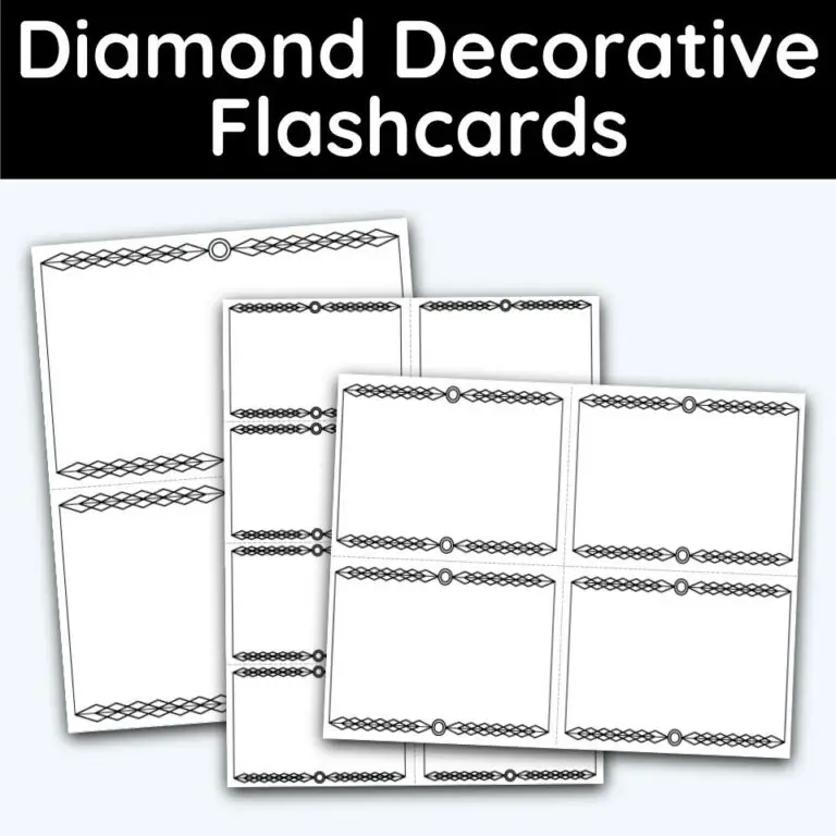 Decorative Diamond - Flashcards