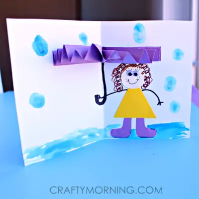 10 Rainy Day Umbrella Crafts for Preschool - Education Outside