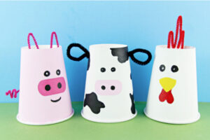 10 Preschool Farm Animal Crafts (Various Materials) - Education Outside
