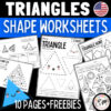7 Engaging Triangle Worksheets for Preschoolers - Education Outside