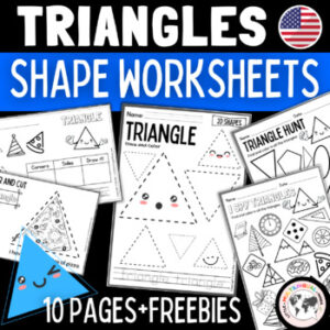 7 Engaging Triangle Worksheets for Preschoolers - Education Outside