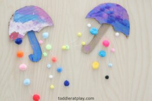 10 Rainy Day Umbrella Crafts for Preschool - Education Outside