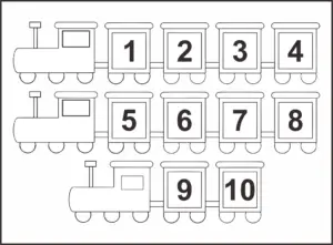 10 Number Chart For Preschoolers - Simple and Colorful Options ...