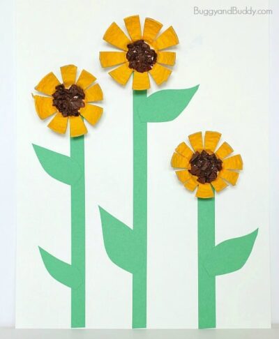 11 Artful Sunflower Crafts for Preschool Activities - Education Outside
