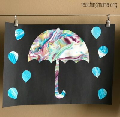 10 Rainy Day Umbrella Crafts for Preschool - Education Outside