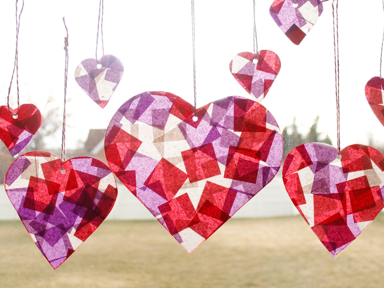 10 Lovely Preschool Heart Crafts - Education Outside