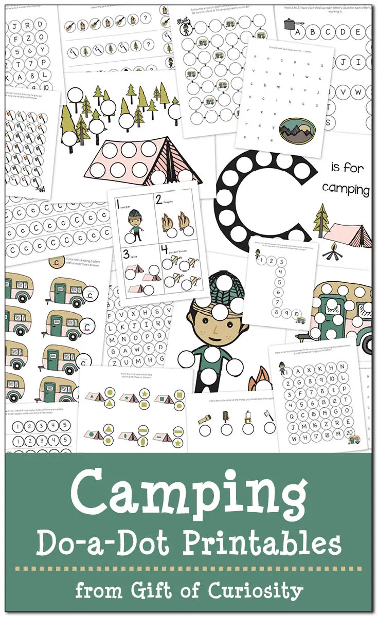10 Engaging Camping Worksheets for Preschool Kids - Education Outside