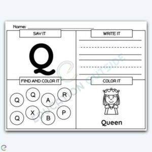 10 Quick Prep Letter Q Crafts and Activities for Preschool - Education ...