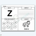 10 Letter Z Crafts and Activities for Preschoolers to Learn with Zest ...