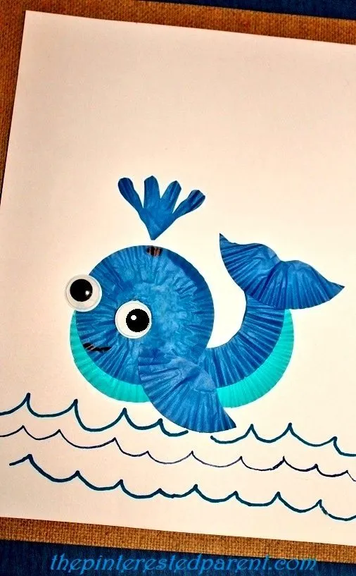Whale Pattern Preschool 10 Fun And Wonderful Whale Crafts For