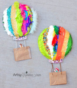 10 High-Flying Hot Air Balloon Crafts for Preschool - Education Outside