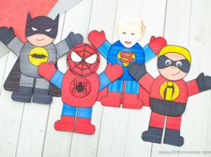 11 Amazing Preschool Superhero Crafts - Education Outside