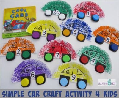 10 Fast and Fun Cars Crafts for Preschoolers - Education Outside