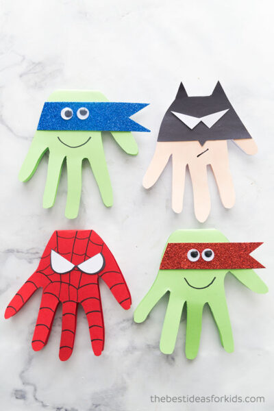11 Amazing Preschool Superhero Crafts - Education Outside