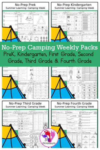 10 Engaging Camping Worksheets for Preschool Kids - Education Outside