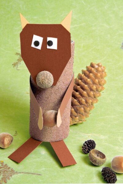 10 Cute and Easy Squirrel Crafts for Preschool - Education Outside